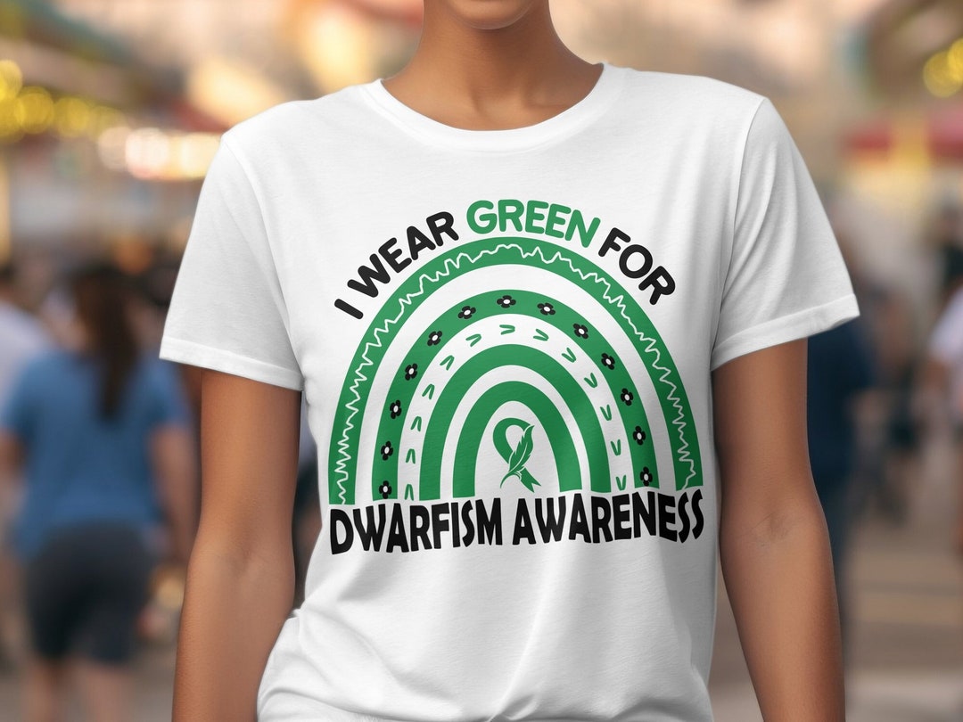 Dwarfism Awareness Svg Png, I Wear Green for Svg, Green Ribbon Svg ...