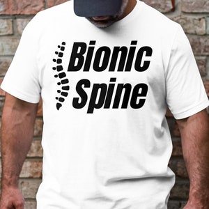 Bionic Spine Svg Png, Bionic Spine Svg, Spinal Fusion Png, Funny Back ...