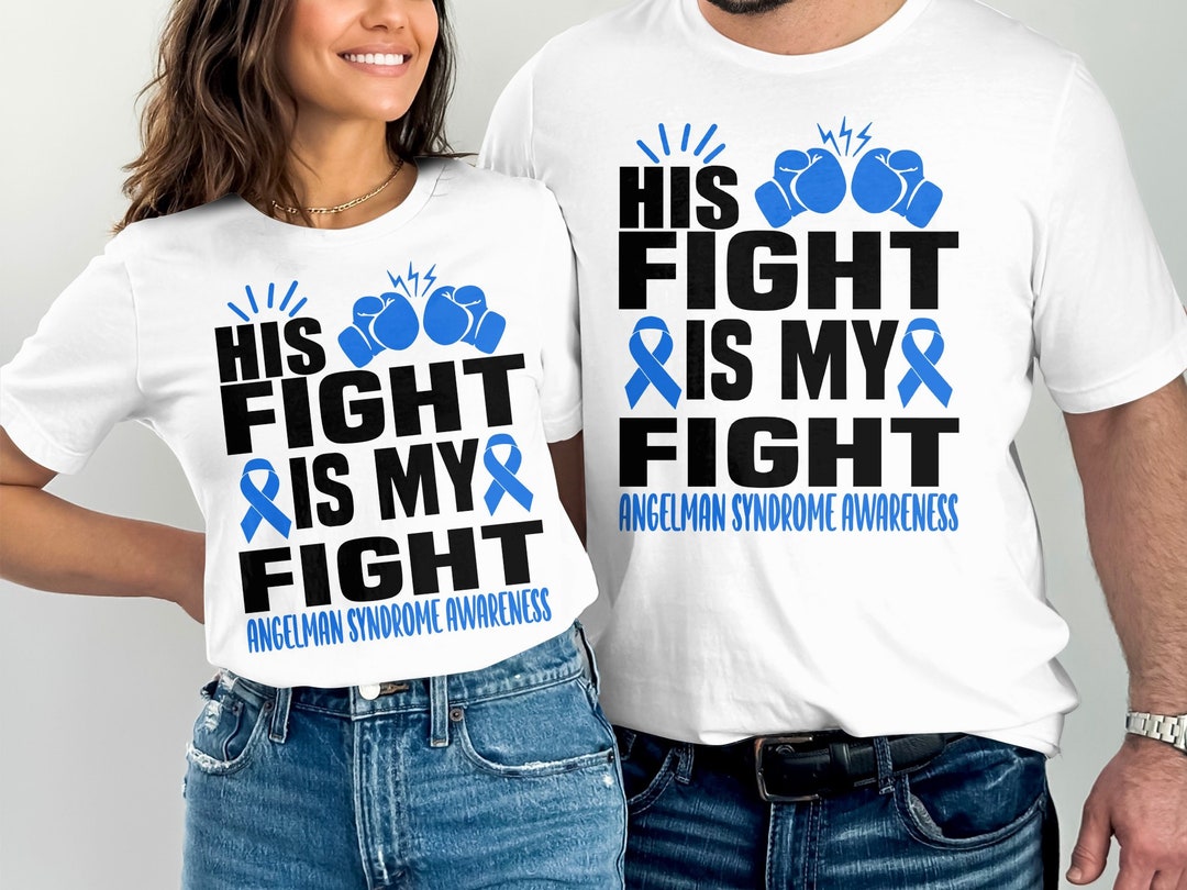 Angelman Syndrome Awareness Svg Png, His Fight is My Fight Svg, Blue ...
