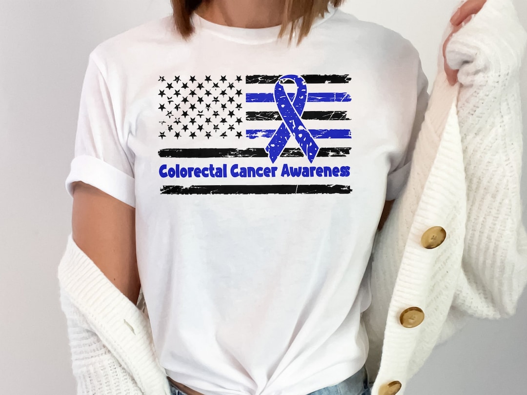Flag Colorectal Cancer Awareness Svg, Colorectal Cancer Awareness Svg ...