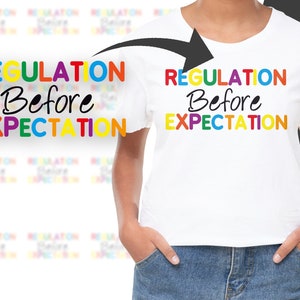 Regulation Before Expectation SVG, PNG, Back to School Svg, 1st Day of ...
