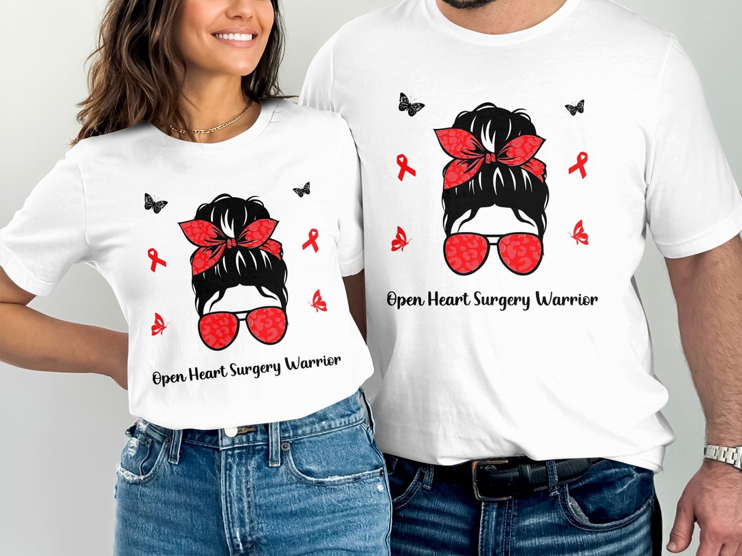 Heart Surgery Survivor Recovery Svg, Open Heart Surgery Warrior Messy ...