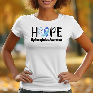 Hydrocephalus Awareness Svg Png, Hope Svg, Hydro Light Blue Ribbon ...