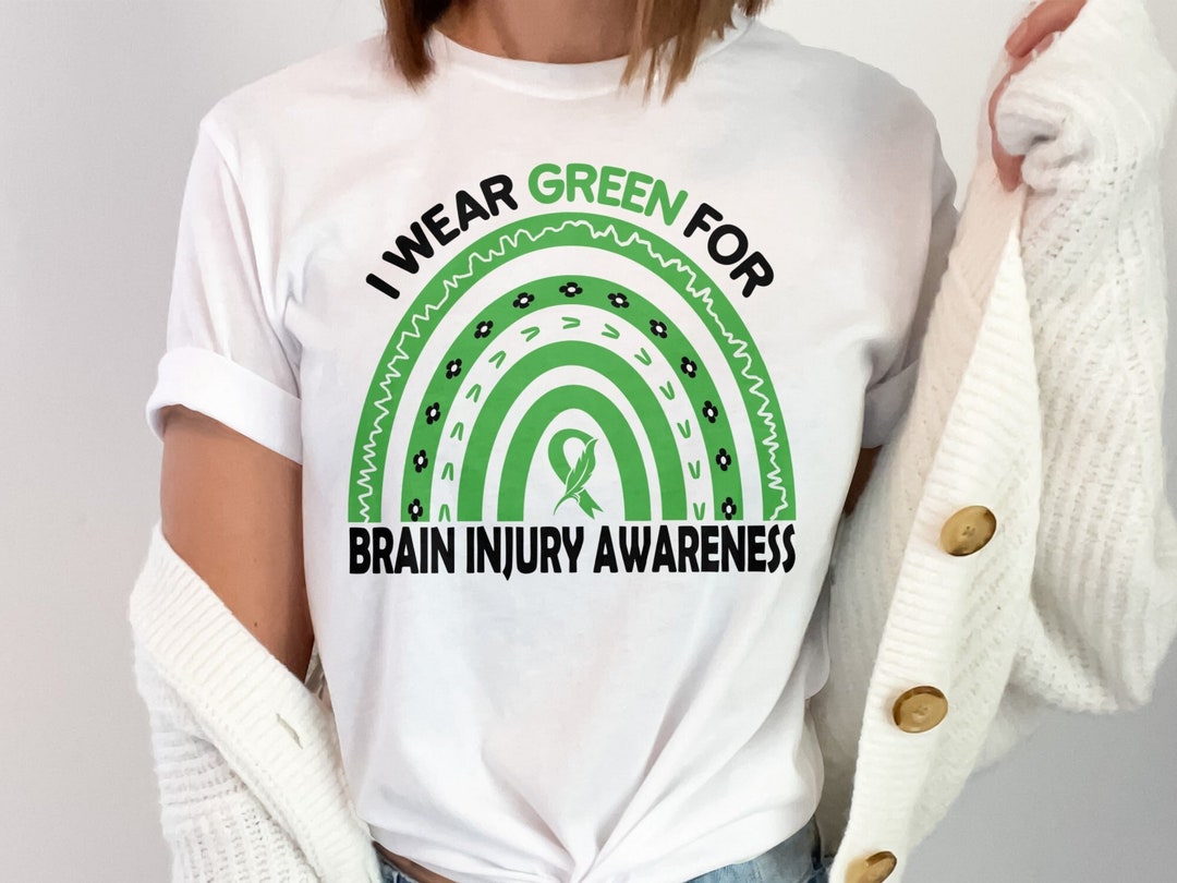 Brain Injury Awareness Svg Png, I Wear Green for Brain Injury Svg ...