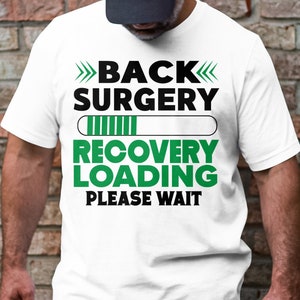 Spinal Fusion Svg Png, Back Surgery Recovery Loading Please Wait Svg ...