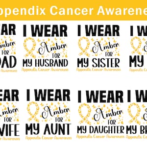 Appendix Cancer Awareness Svg Png Bundle, Appendix Month Png Appendix ...