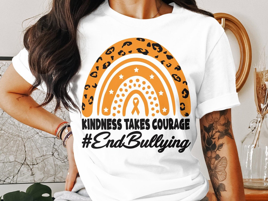 Unity Day Svg Png, Kindness Takes Courage Rainbow Svg Png, Anti ...