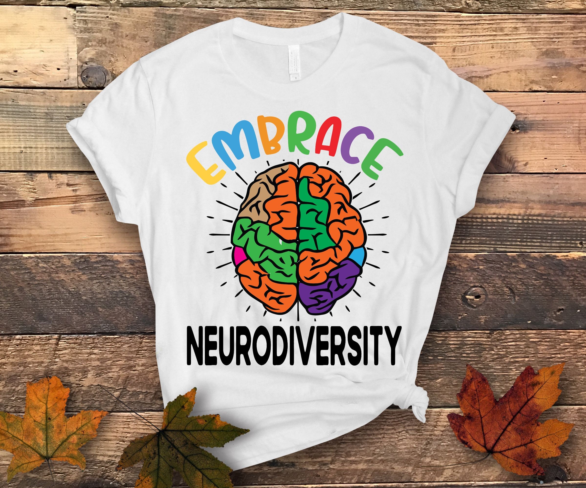 Embrace Neurodiversity Png Svg Autism Month Png Brain - Etsy