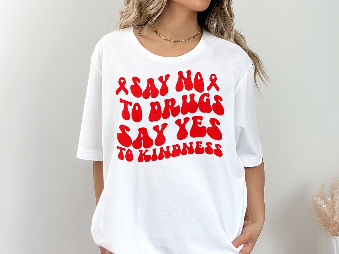 Red Ribbon Week Svg Png, Groovy Say No to Drugs Say Yes to Kindness Svg ...