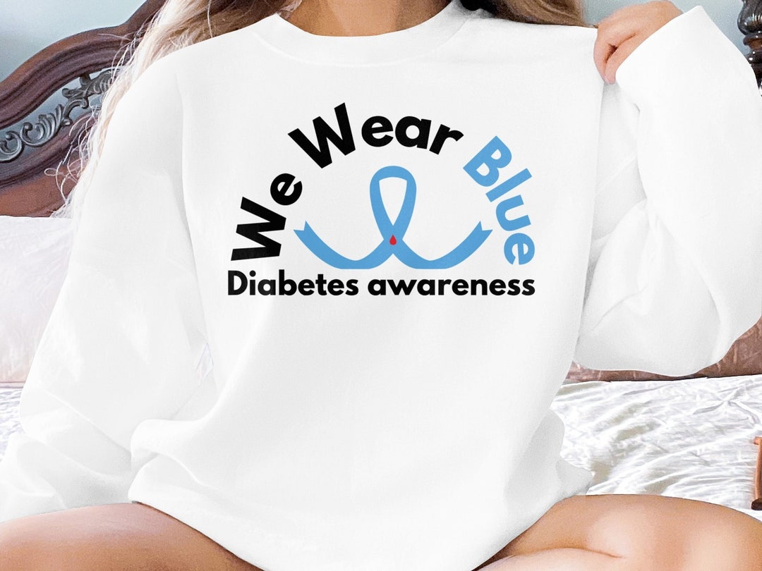 Diabetes Awareness Svg Png, We Wear Blue for Diabetes Awareness Svg ...