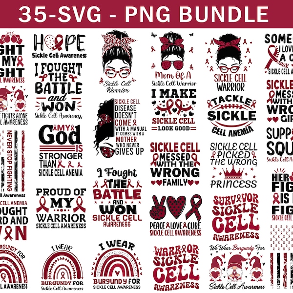 Sickle Cell Awareness Svg - Etsy