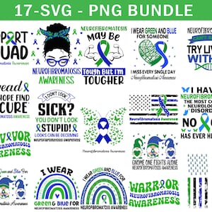 Neurofibromatosis Awareness Svg Png Bundle, NF Awareness Ribbon Png Svg ...