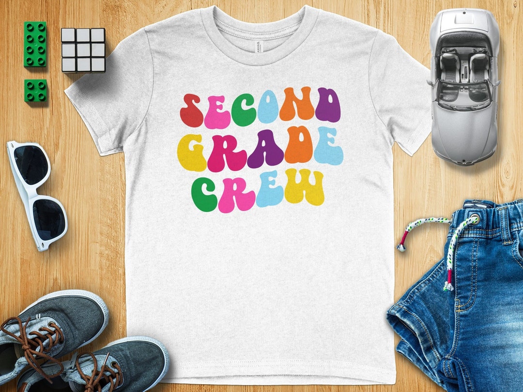 Retro Second Grade Crew SVG, PNG, Back to School Svg, 1st Day of School ...