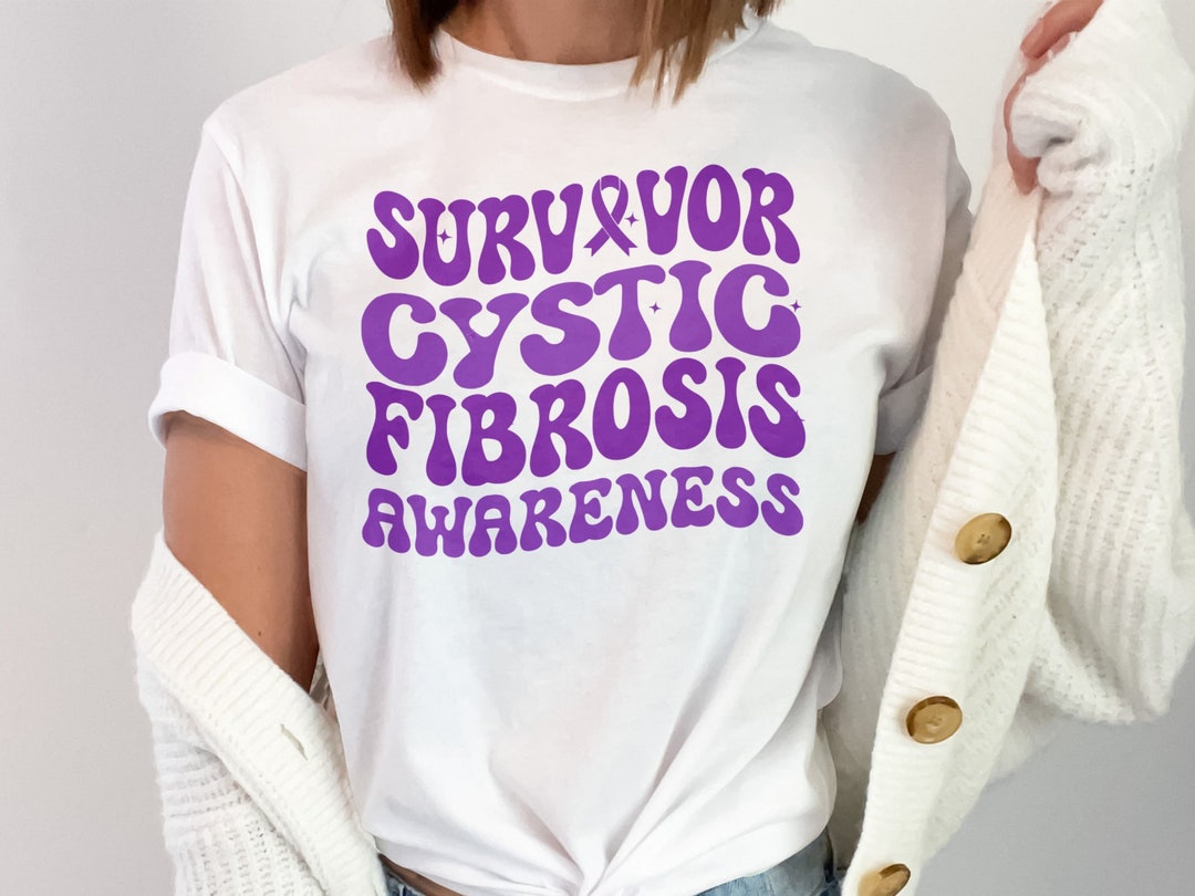 Retro Survivor Png, Cystic Fibrosis Awareness Svg Png, Cricut Sublimation Design, Printable Svg ...