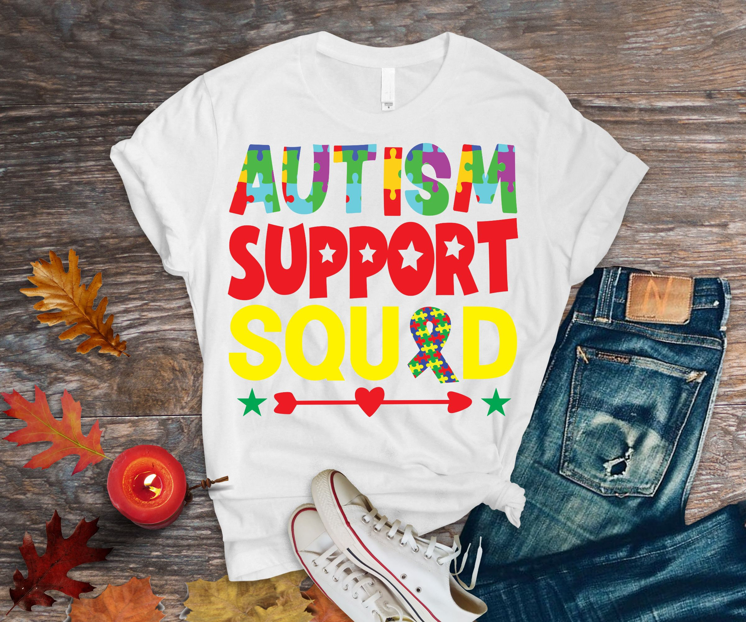 Autism Awareness PNG SVG, Autism Support Squad Png, Autism Awareness ...
