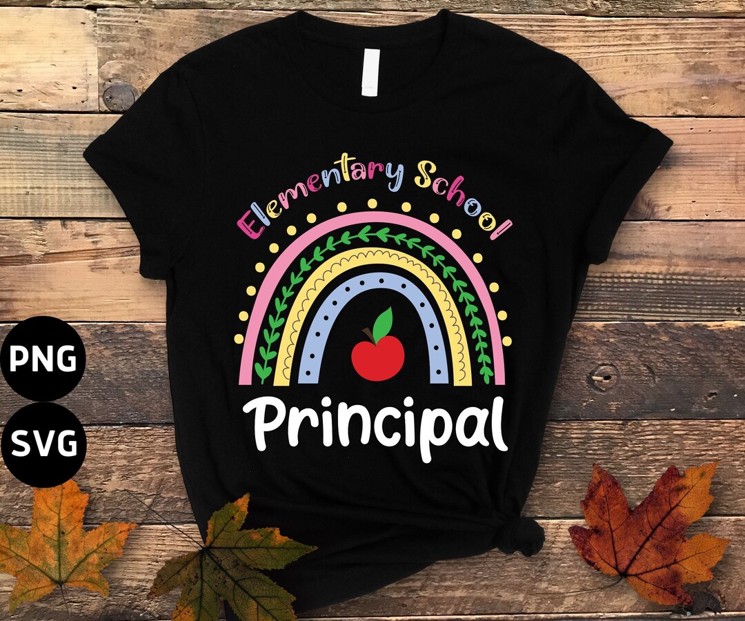 Elementary School Principal SVG PNG, Gift for Principal, Back to School ...
