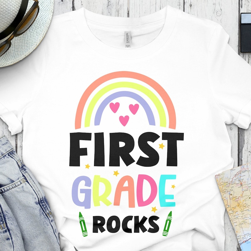 1st Grade Svg - Etsy