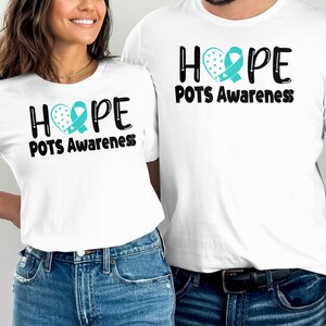 POTS Awareness Svg Png, Hope Svg, POTS Syndrome Svg, Turquoise Ribbon ...
