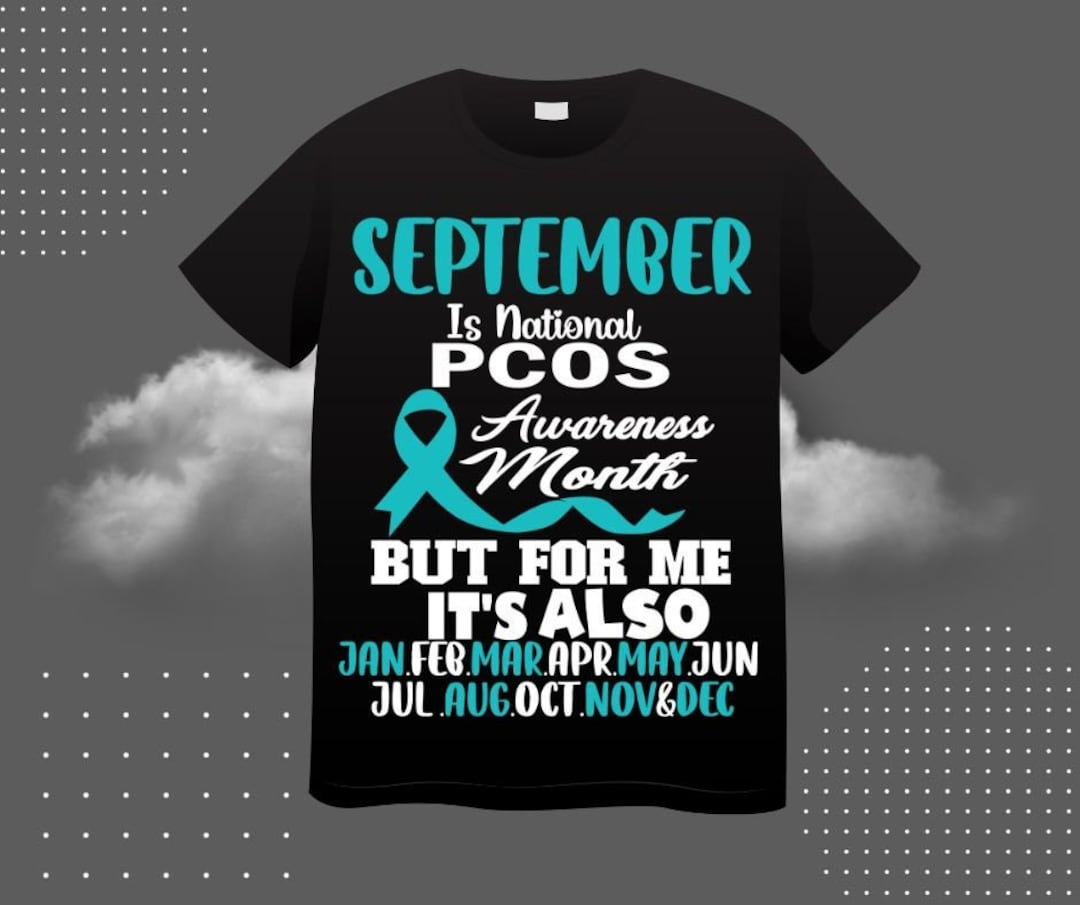 PCOS Awareness Svg Png, September is National PCOS Awareness Month Svg ...