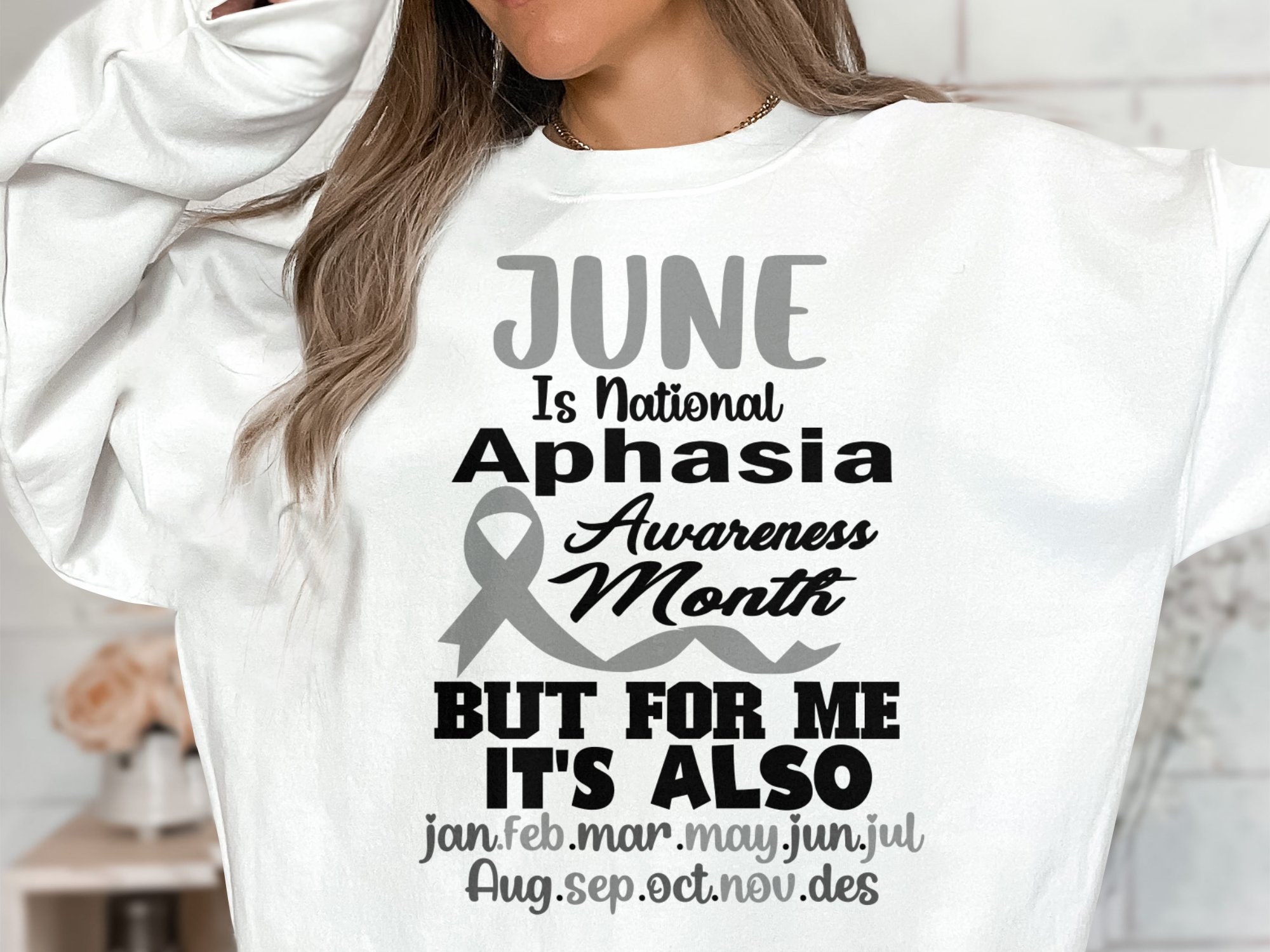 Aphasia Awareness Svg Png June is National Aphasia Awareness - Etsy