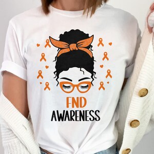 FND Awareness Messy Bun Svg, FND Awareness Svg Png, Functional ...