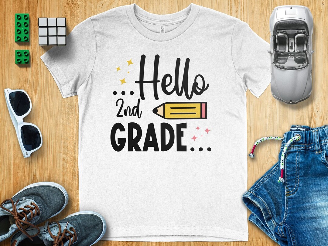 Hello 2nd Grade SVG, PNG, Back to School Svg, 1st Day of School Svg ...