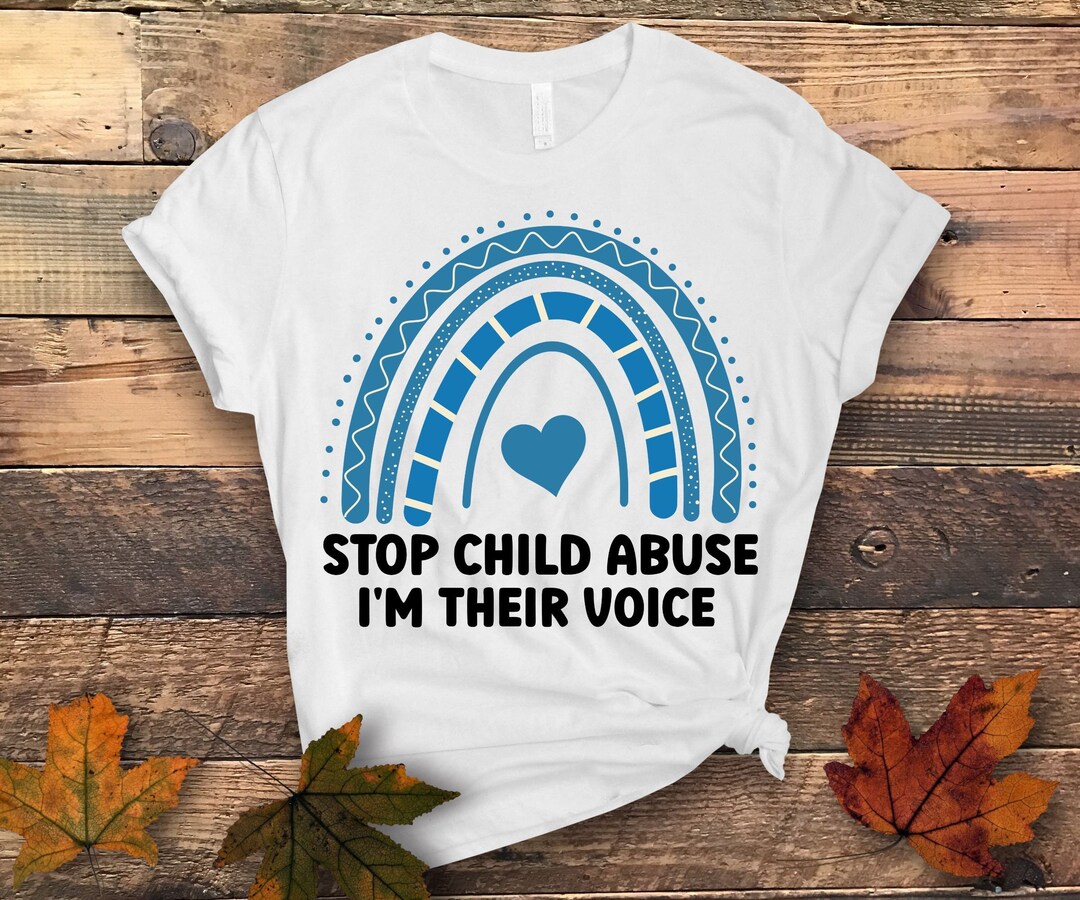 Child Abuse Awareness Svg Png, Stop Child Abuse I'm Their Voice Svg ...