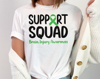 Traumatic Brain Injury Awareness Rainbow Svg Png, Green Ribbon Svg, TBI ...