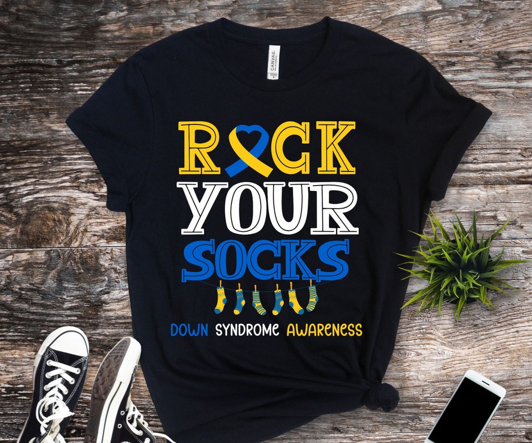 Down Syndrome Awareness Png Svg, Rock Your Socks Down Syndrome ...