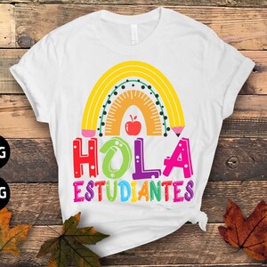 Maestra Hola Estudiantes Svg Png, Spanish Teacher Svg, Español Svg ...