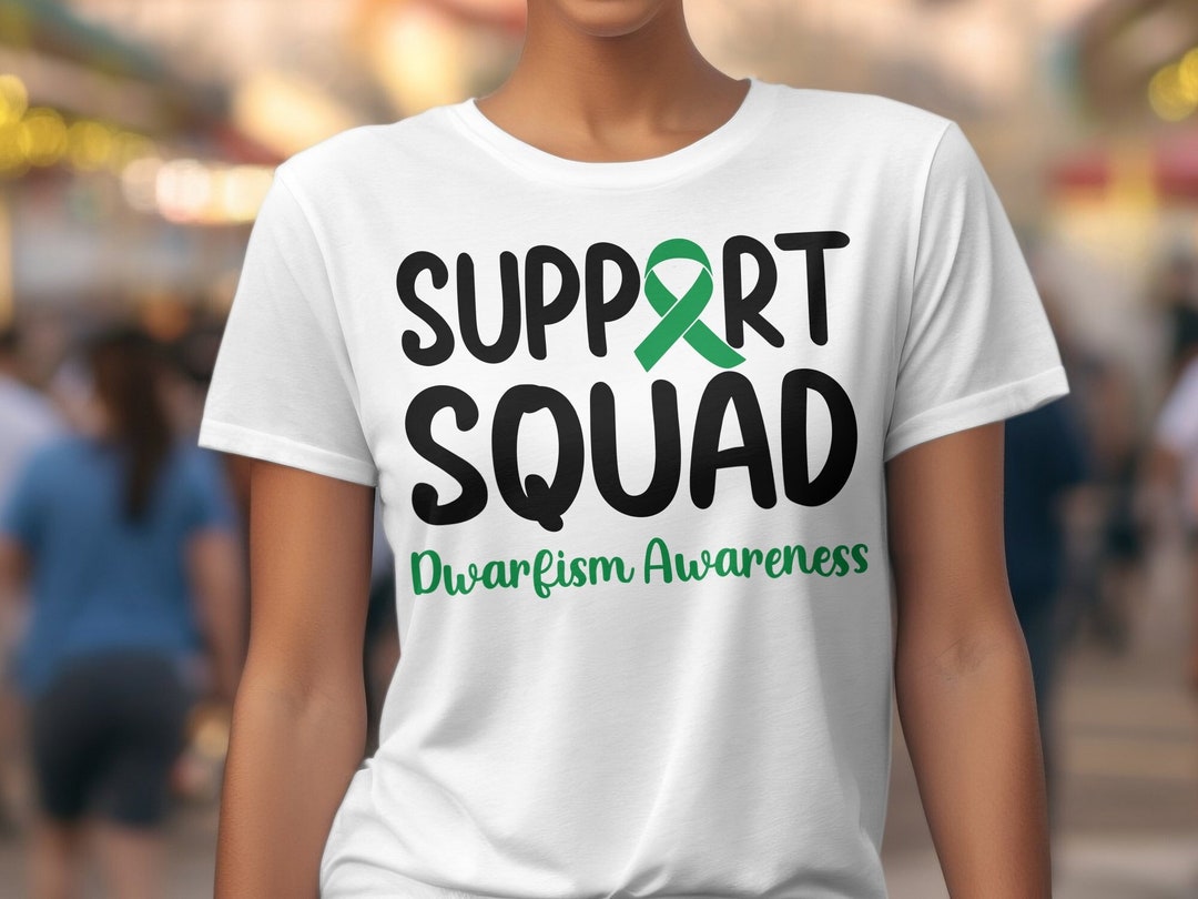 Dwarfism Awareness Svg Png, Support Squad Svg, Green Ribbon Svg Cricut ...