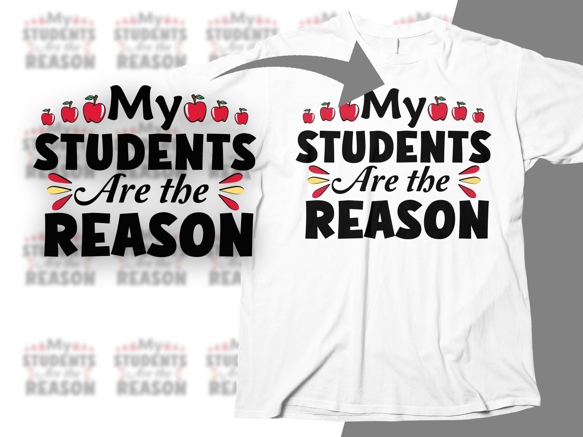 My Students Are the Reason Png Svg Back to School Svg 1st - Etsy