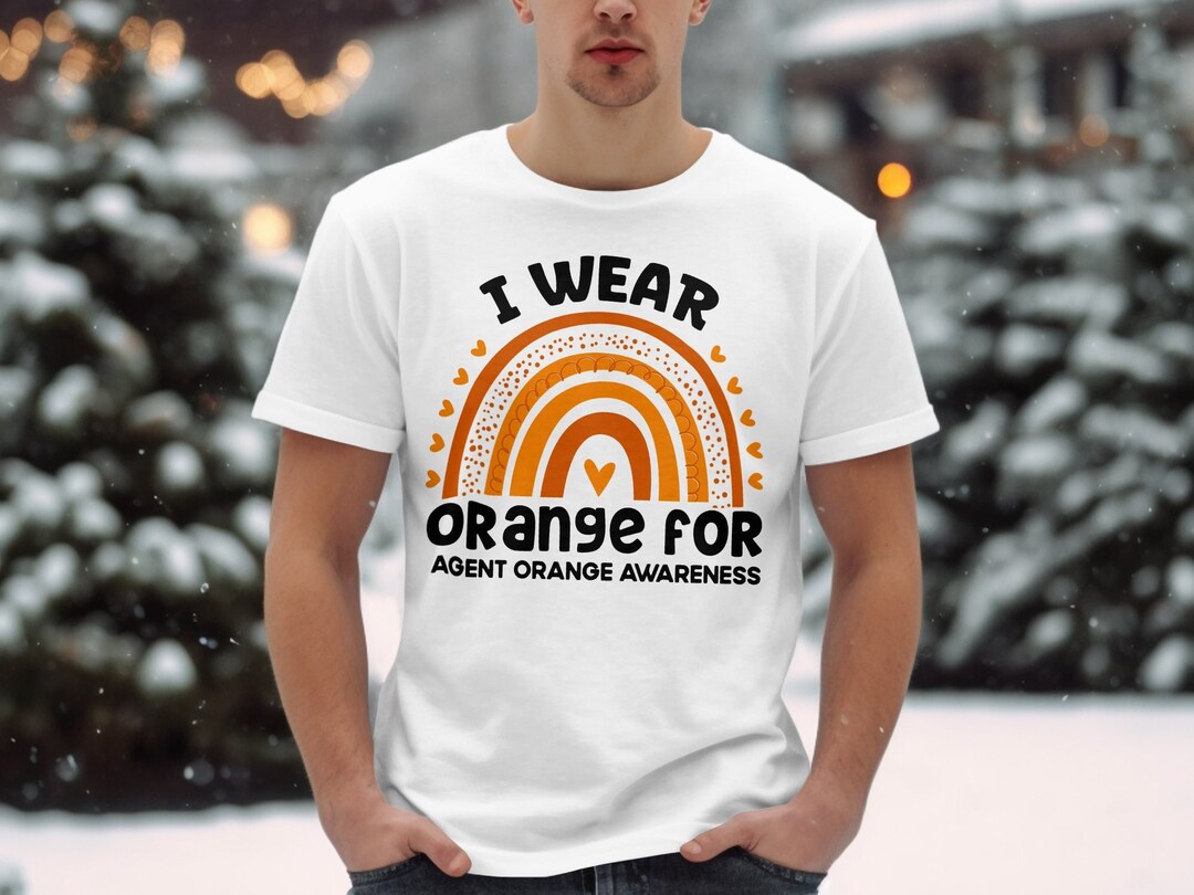 Agent Orange Awareness Svg Png, Vietnam Veteran Svg, I Wear Orange for ...