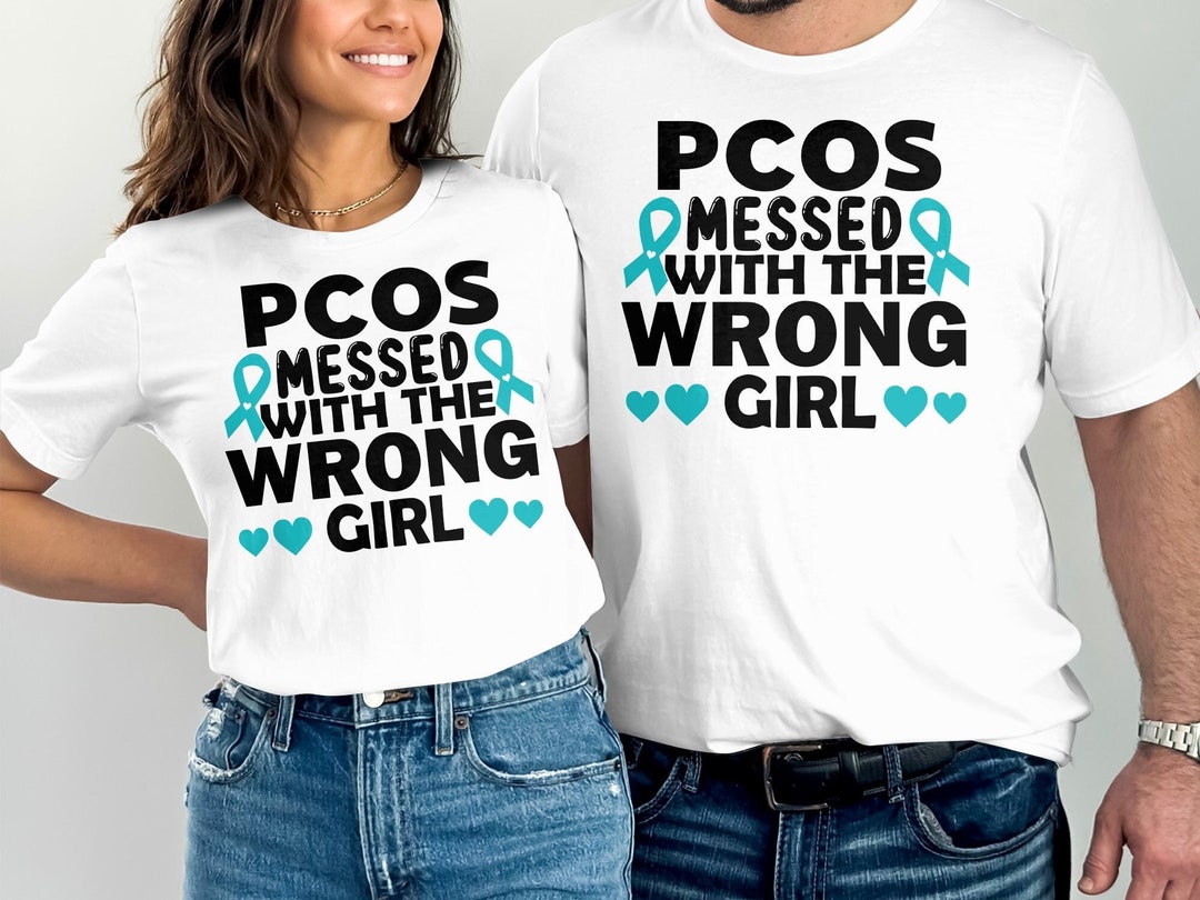 PCOS Awareness Svg Png, PCOS Messed With the Wrong Girl Svg, Ovary ...