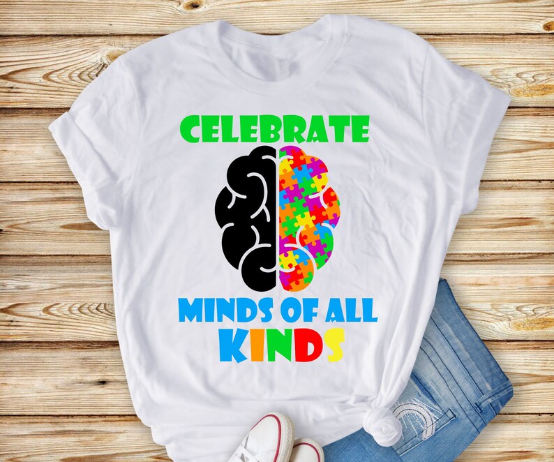 Autism Awareness PNG Svgcelebrate Minds of All Kinds Png - Etsy