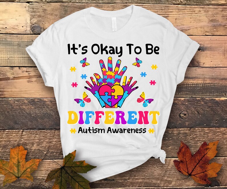 Autism Awareness Png Svg It's Ok to Be Different Png - Etsy