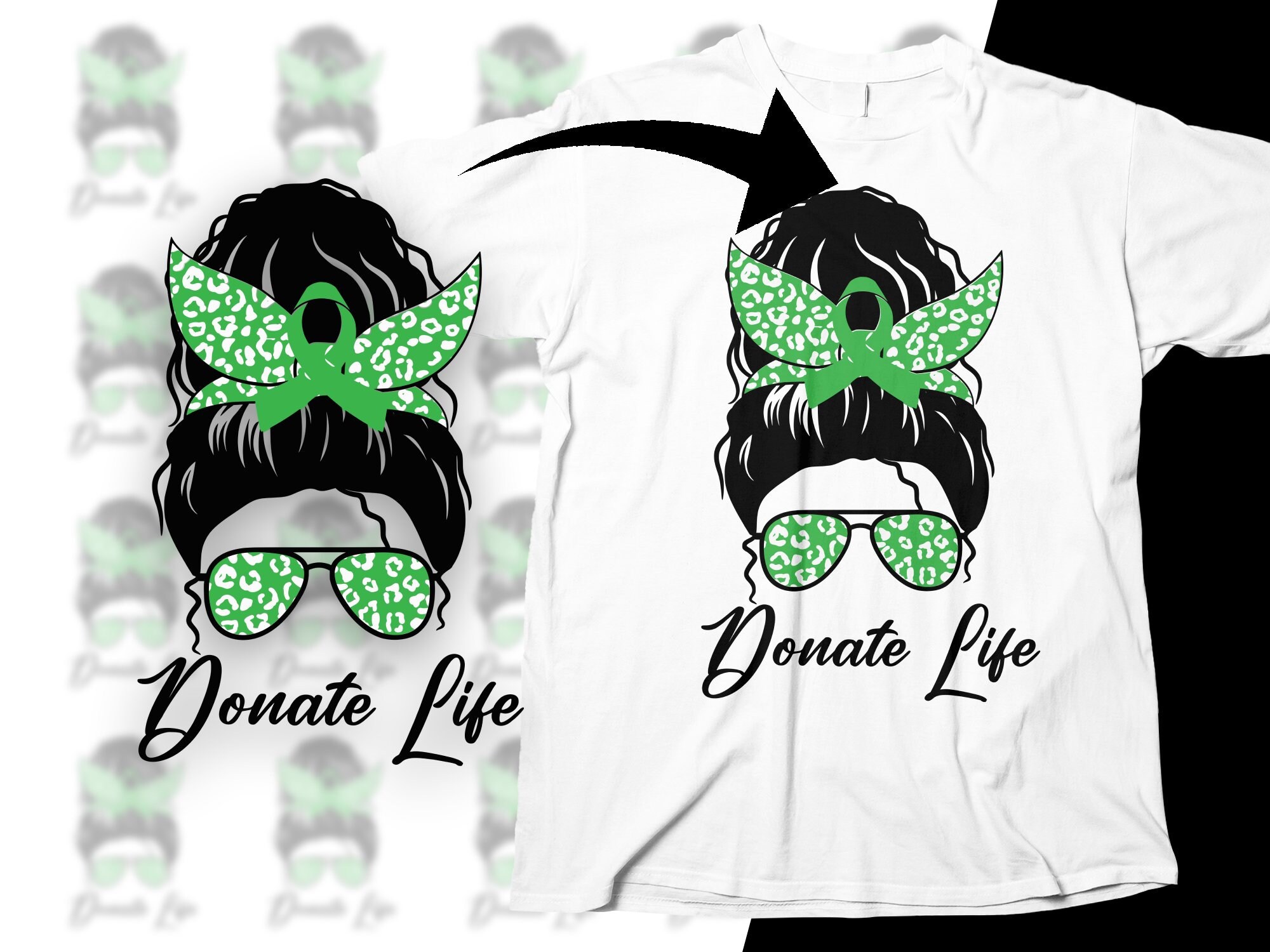 Organ Transplant Awareness Svg Png Donate Life Svg Organ - Etsy