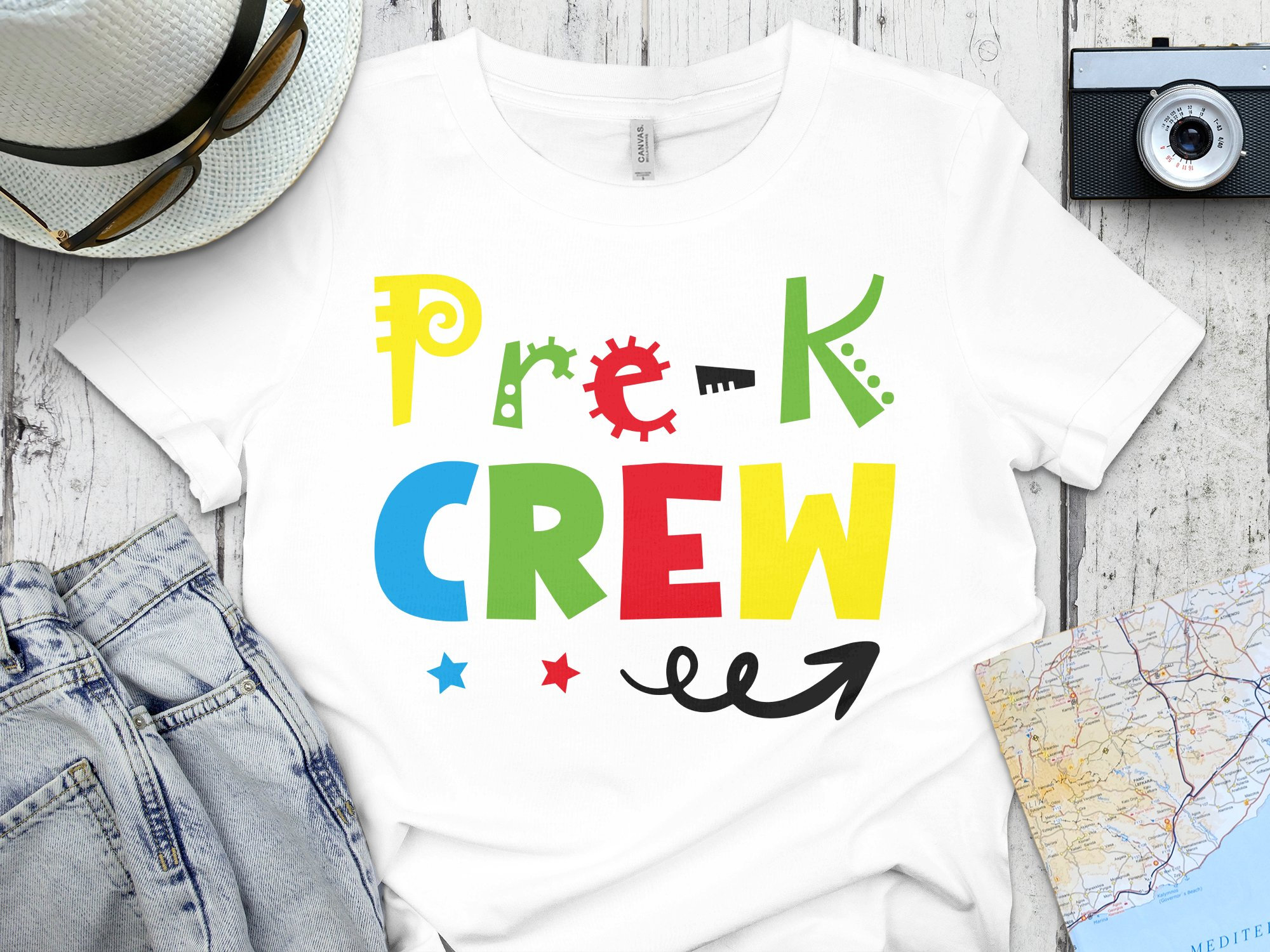 Pre-k Crew Png Svg Back to School Svg 1st Day of School - Etsy