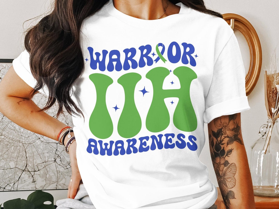 Retro Warrior Png, IIH Warrior Svg, Idiopathic Intracranial ...
