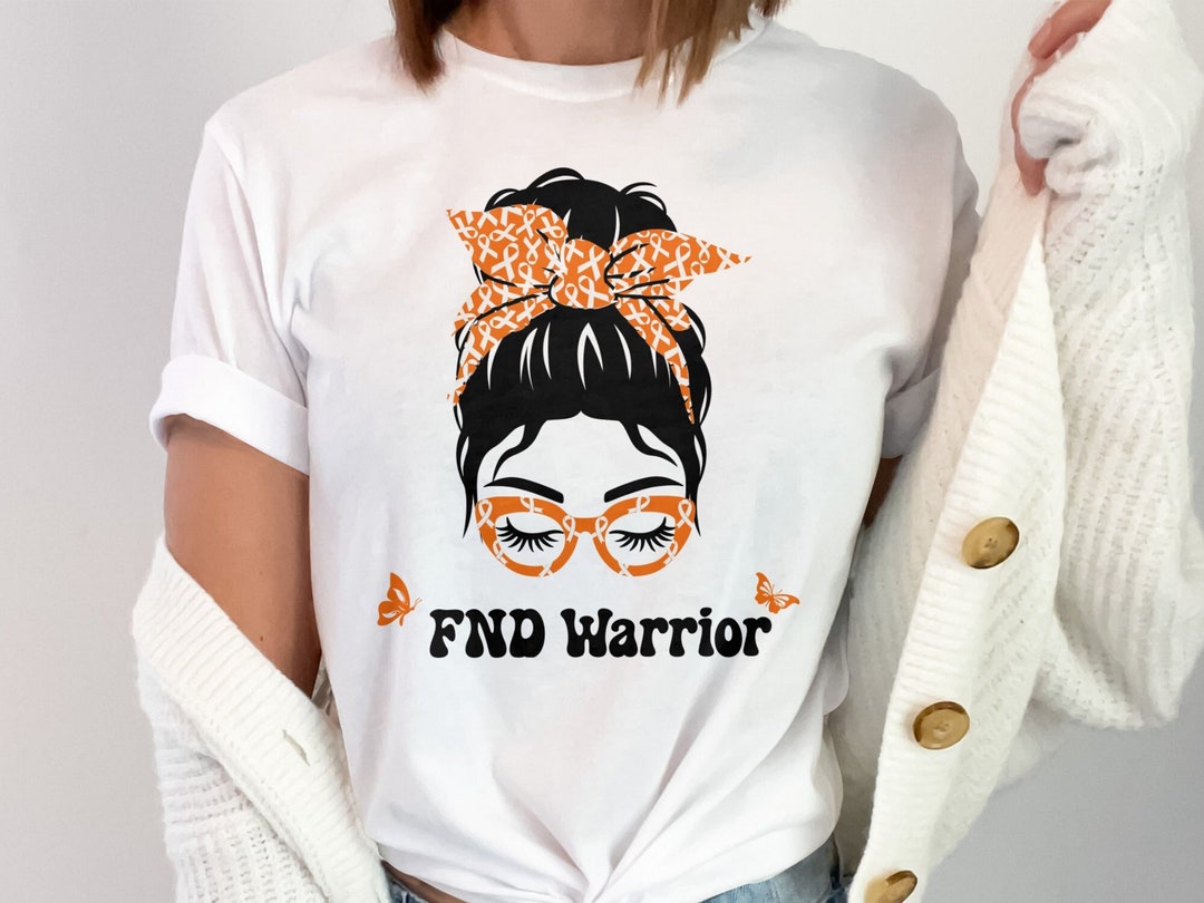 Retro FND Warrior Svg, FND Awareness Svg Png, Functional Neurological ...