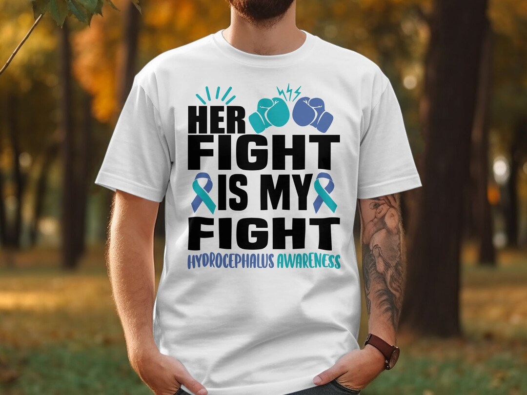 Hydrocephalus Awareness Svg Png, Her Fight is My Fight Svg, Hydro Light ...