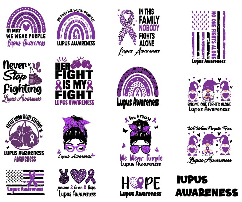 Lupus Awareness Svg Png Bundle Lupus Svg Lupus Png - Etsy