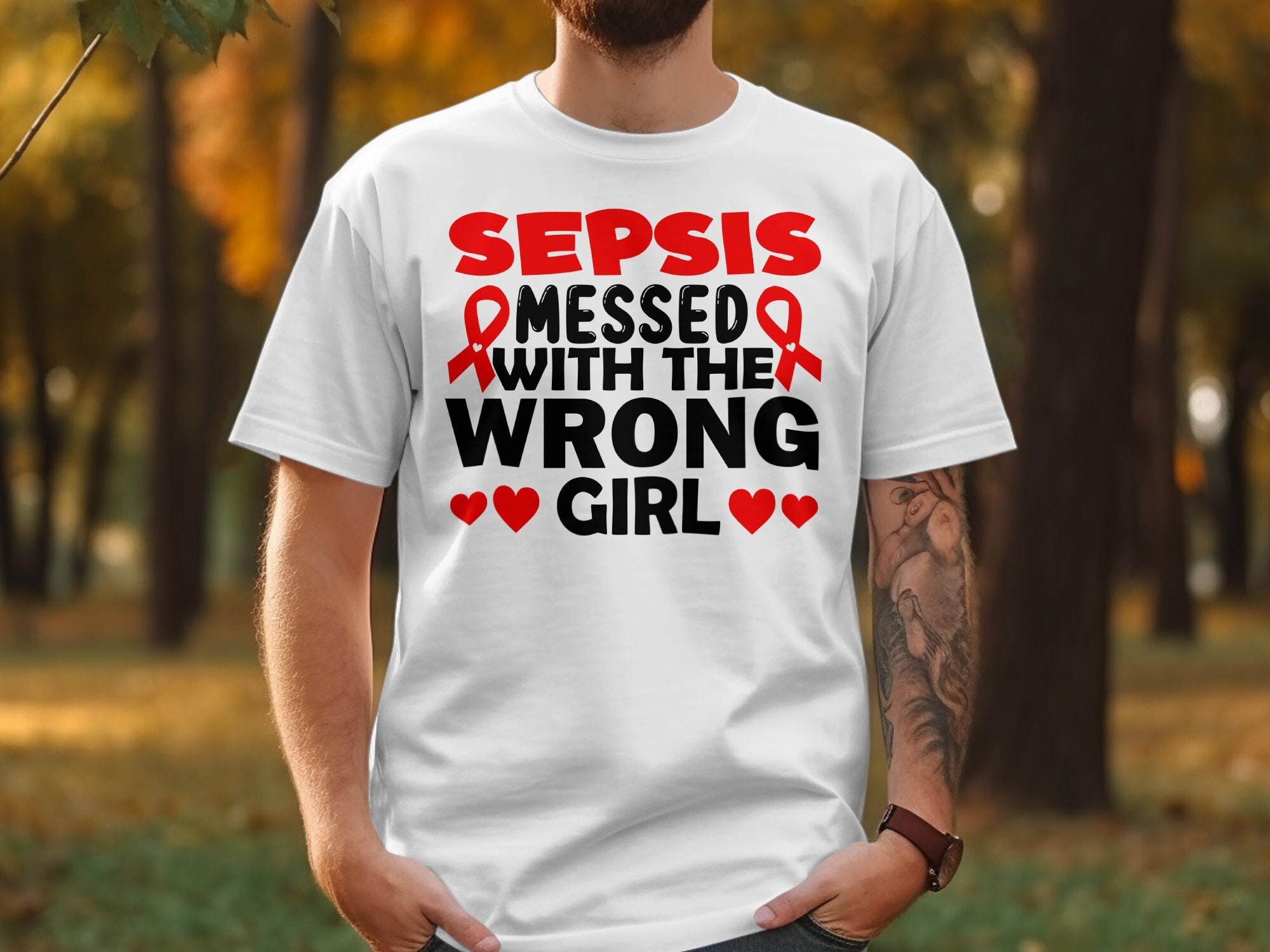 Sepsis Awareness Svg Png, Sepsis Messed With the Wrong Girl Svg ...
