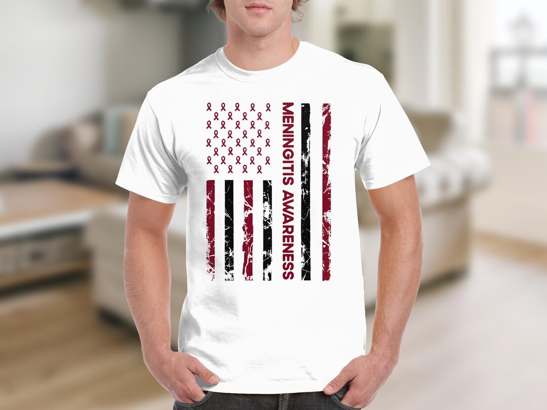 Flag Meningitis Awareness Png, Meningitis Awareness Svg Png, Burgundy ...