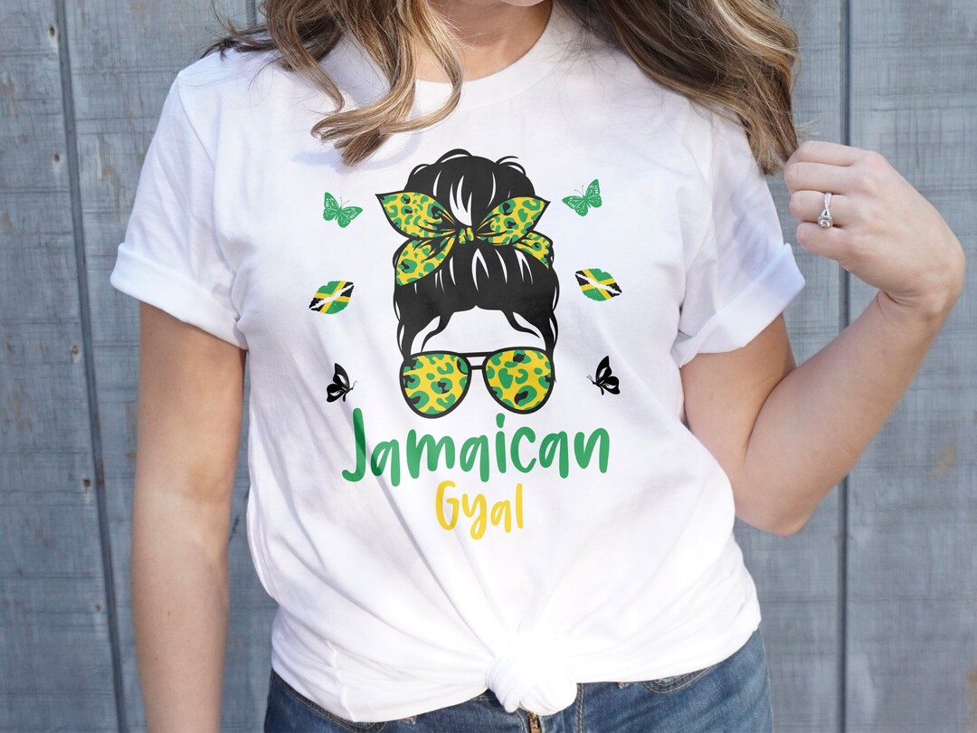 Jamaican Gyal Messy Bun Png, Svg, Jamaica Vacation Png, Jamaica Girls ...