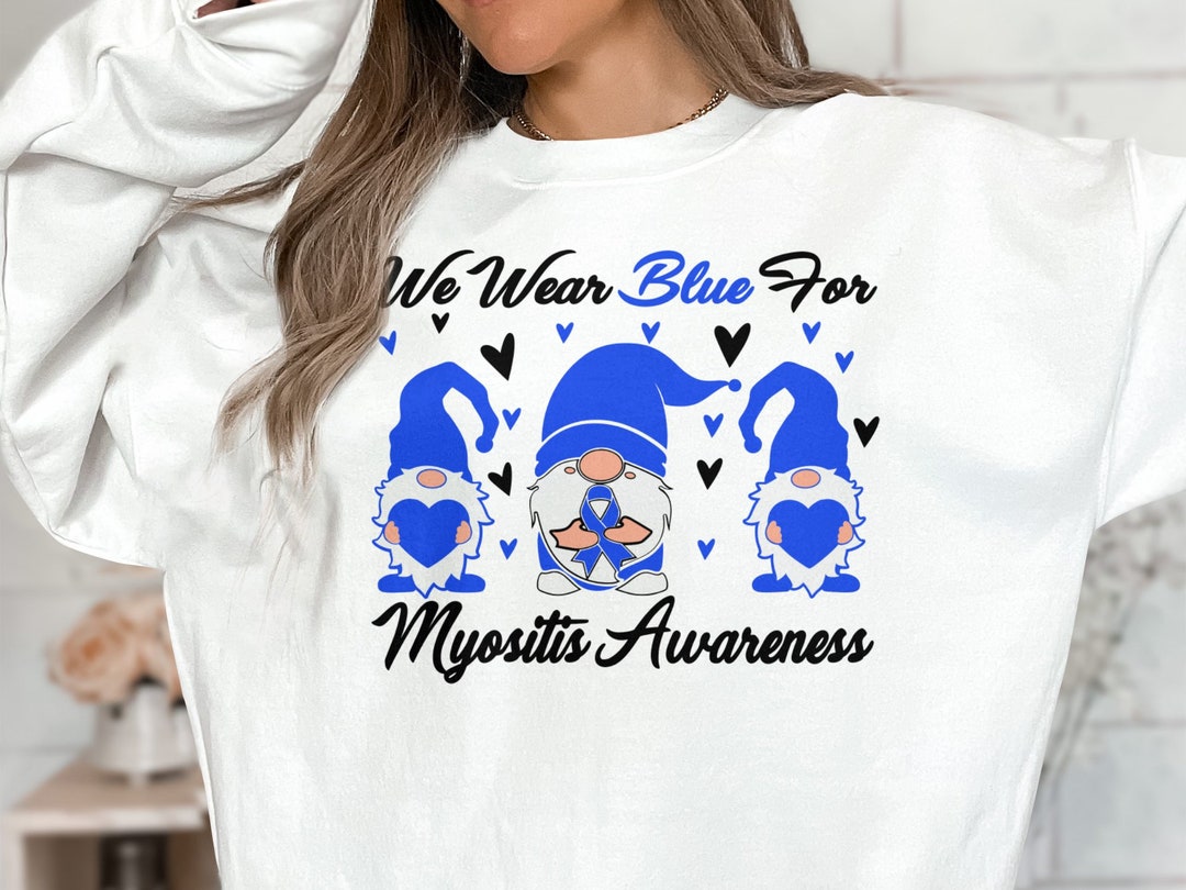 We Wear Blue for Myositis Awareness Svg Png, Myositis Awareness Svg Png ...