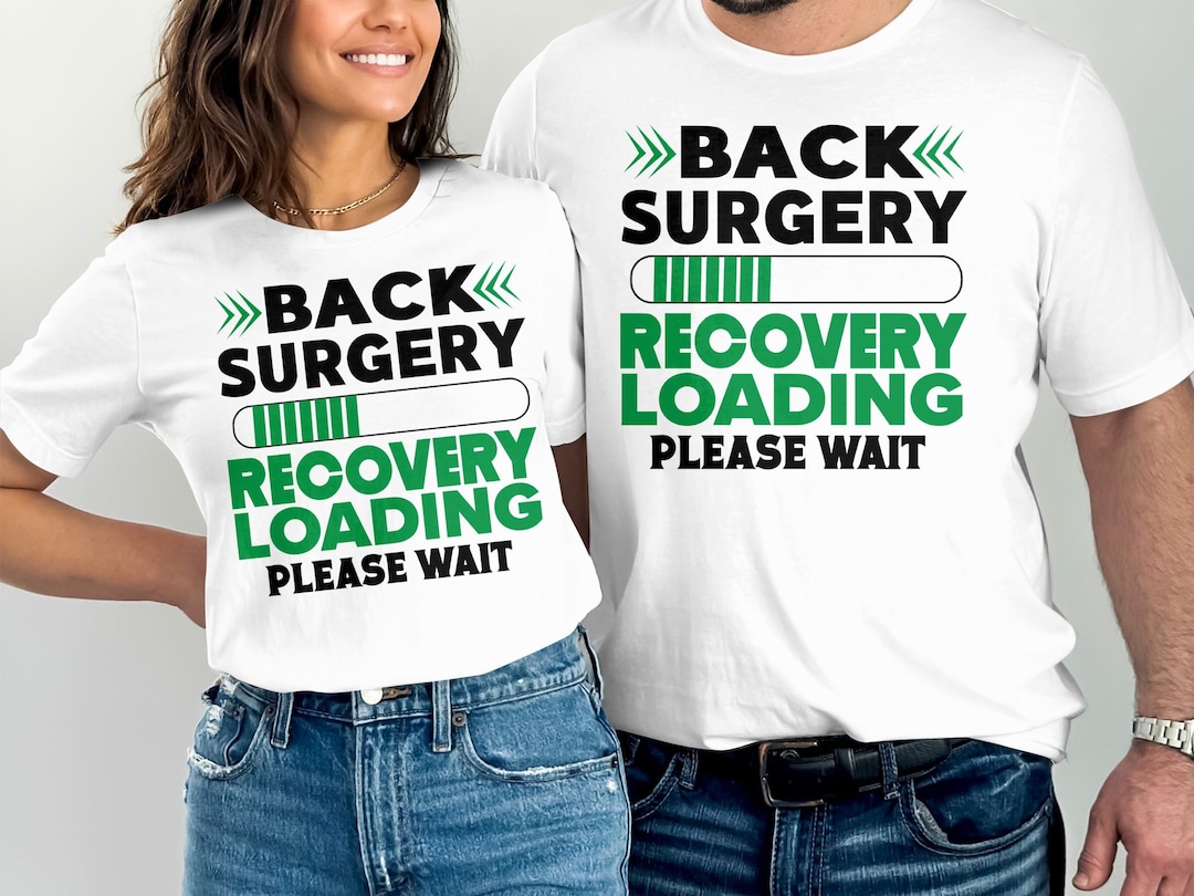 Spinal Fusion Svg Png, Back Surgery Recovery Loading Please Wait Svg ...