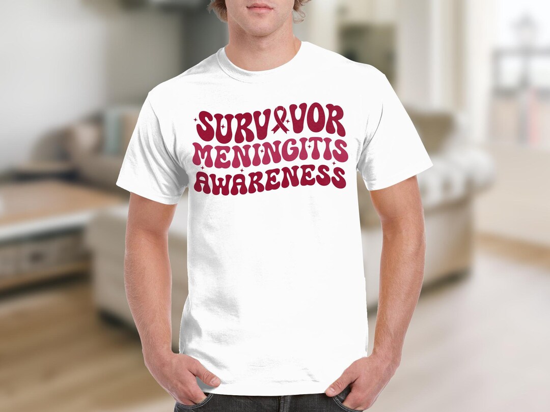 Retro Survivor Png, Meningitis Awareness Svg Png, Burgundy Ribbon Svg ...