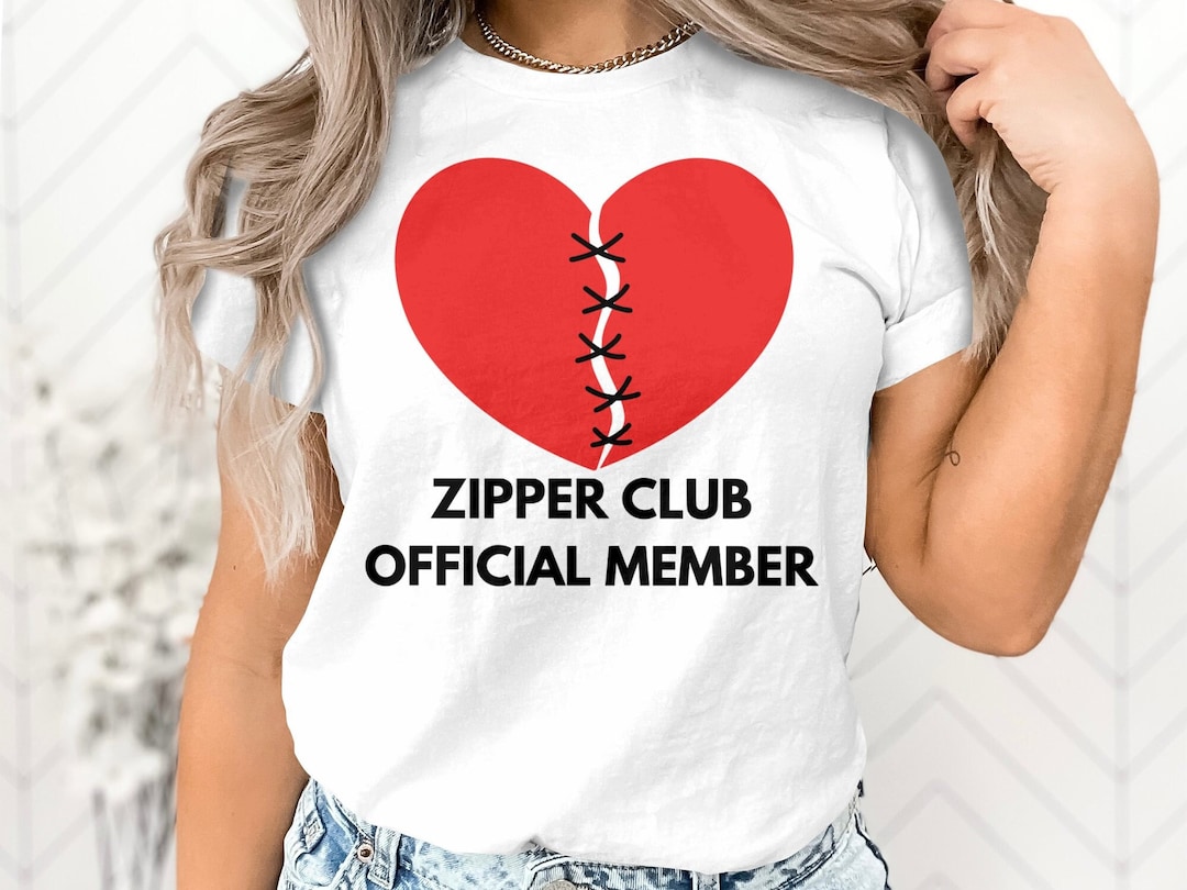 Open Heart Surgery Svg Png, Zipper Club Official Member Svg, Heart ...