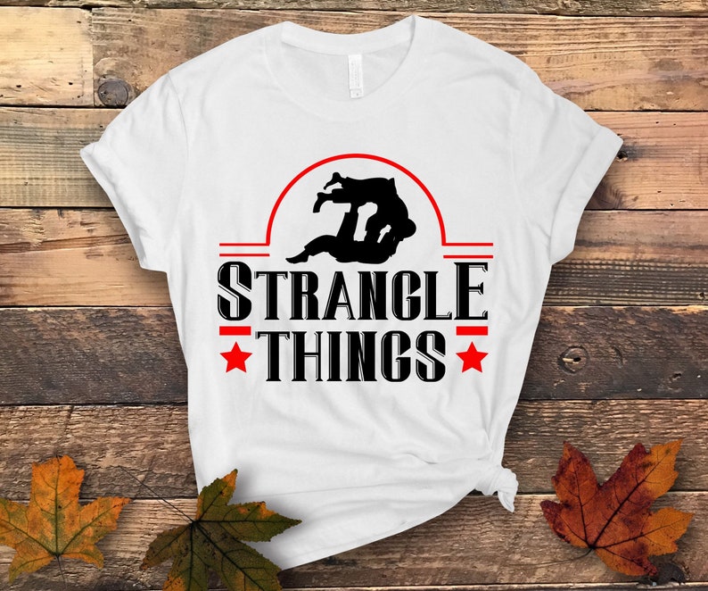 Jiu Jitsu Svg Png Strangle Things Design Svg Funny Brazilian - Etsy